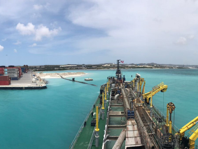 Dredging of the Oranjestad shipping channel and expansion of the ...
