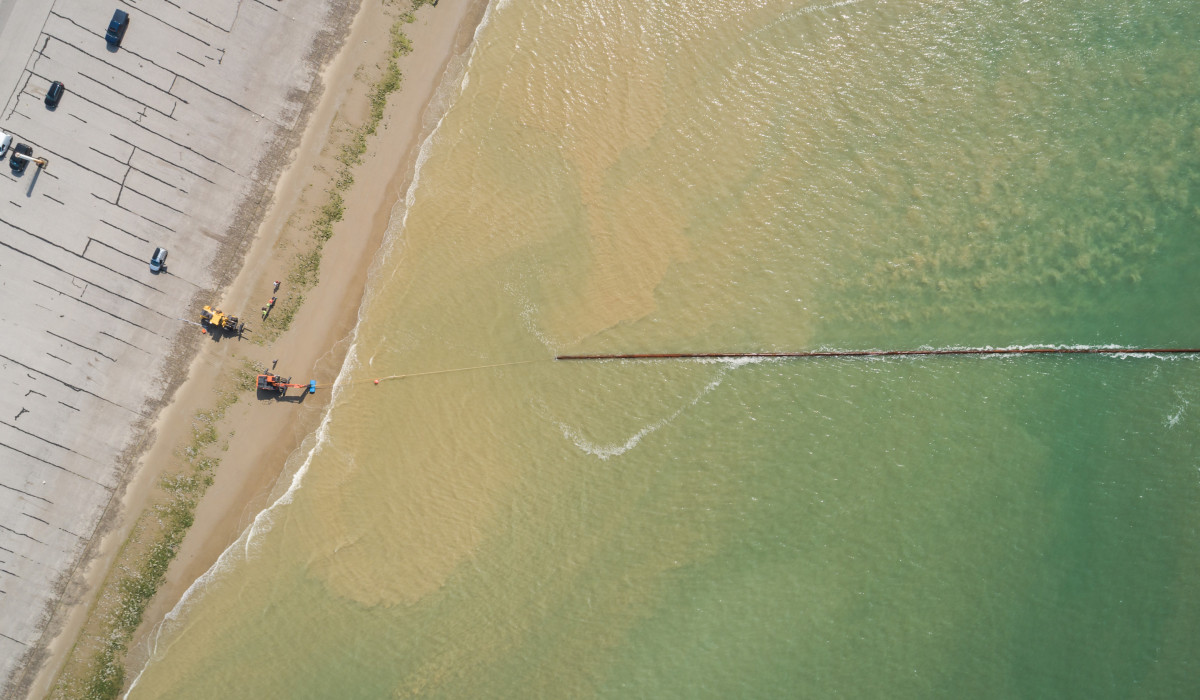 Sinker pipeline Dunkirk • Dutch Dredging